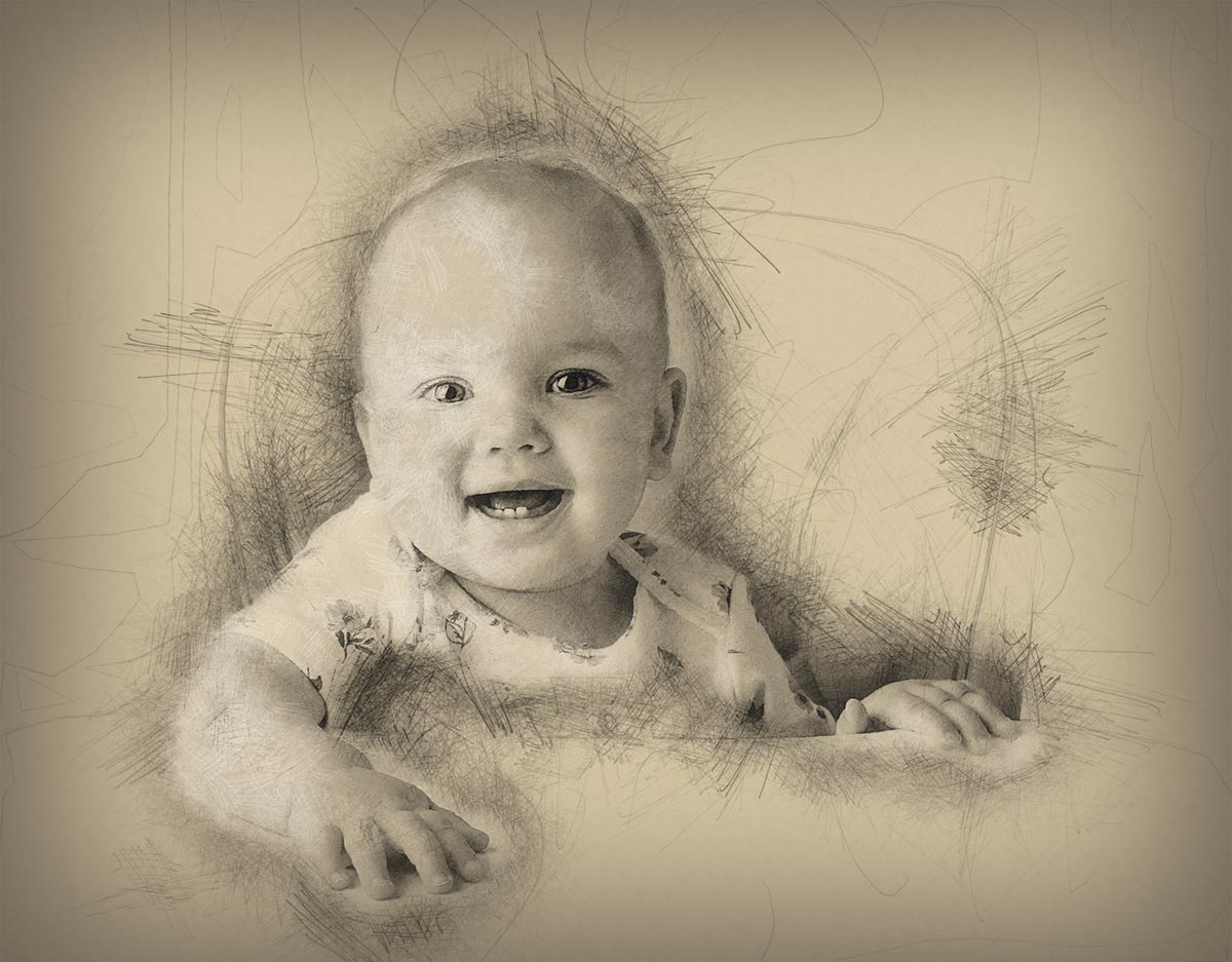 Kinderportrait vom Foto