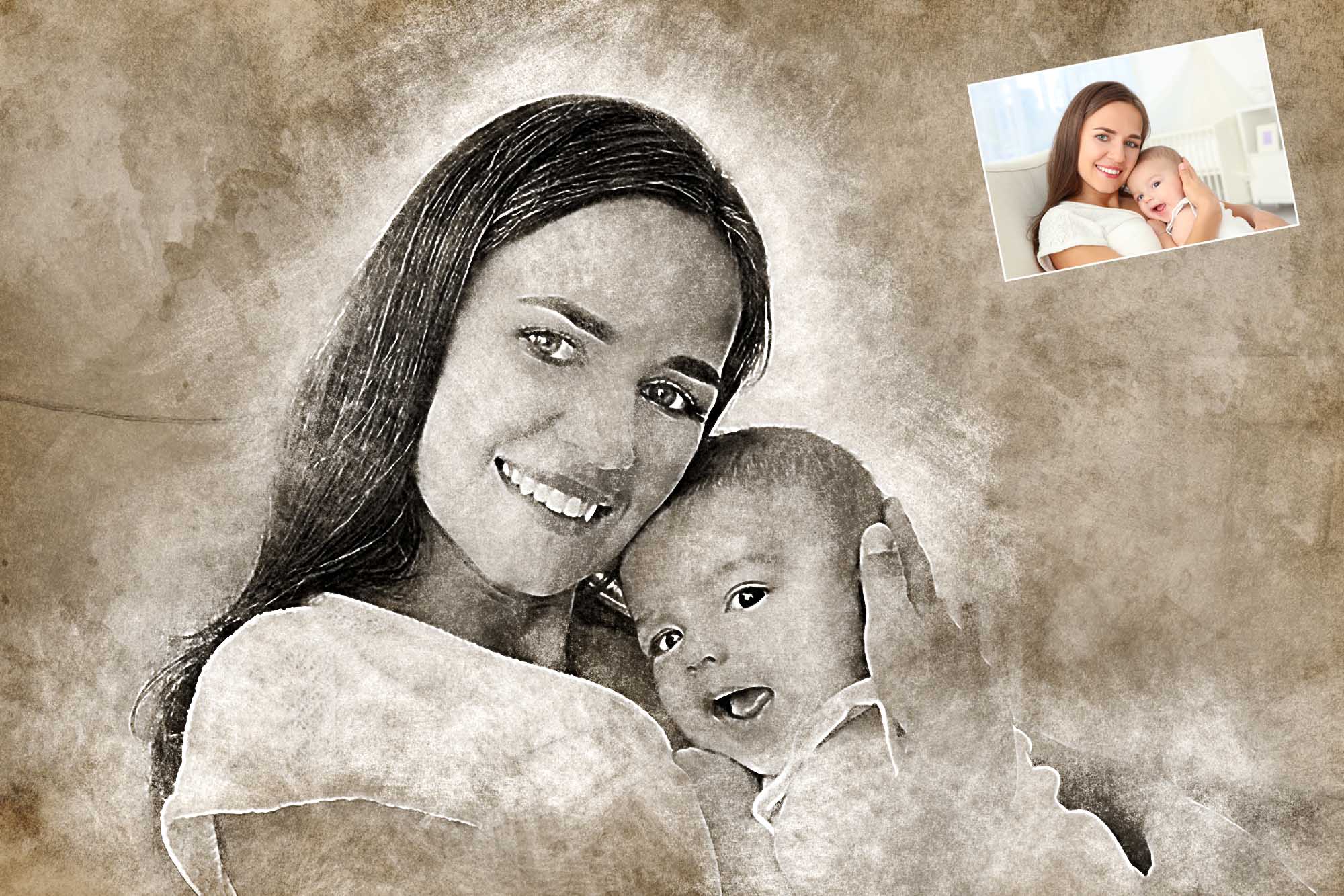 Kinderportrait vom Foto