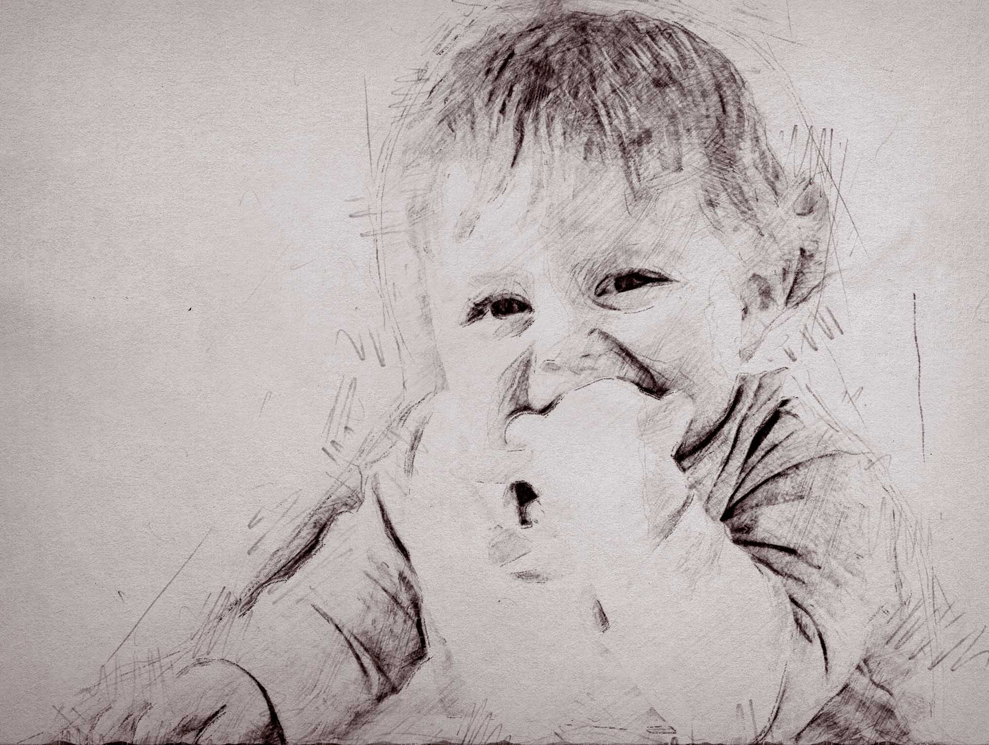 Kinderportrait vom Foto